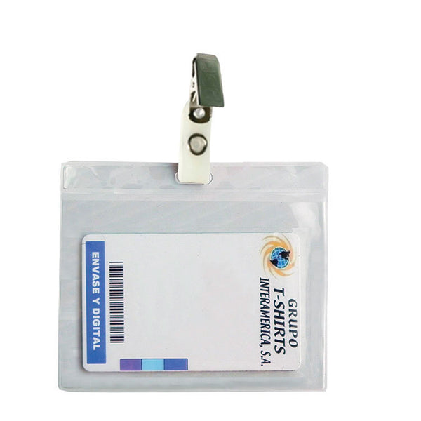 PORTA CARNET HORIZONTAL (1820-1000) CON CLIP | T-Shirts Interamerica, S.A.